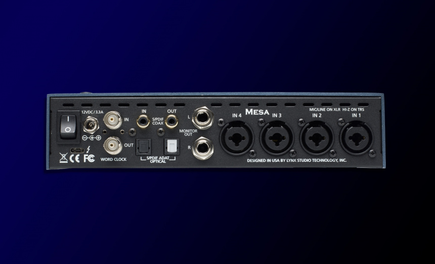 Lynx Mesa, una interfaz de audio de gama alta con grabación MicroSD para home studios | Hispasonic